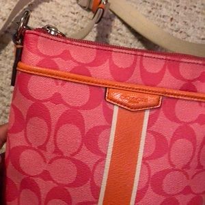 Coach | Bags | Coach Pink Crossbody Bag | Poshmark